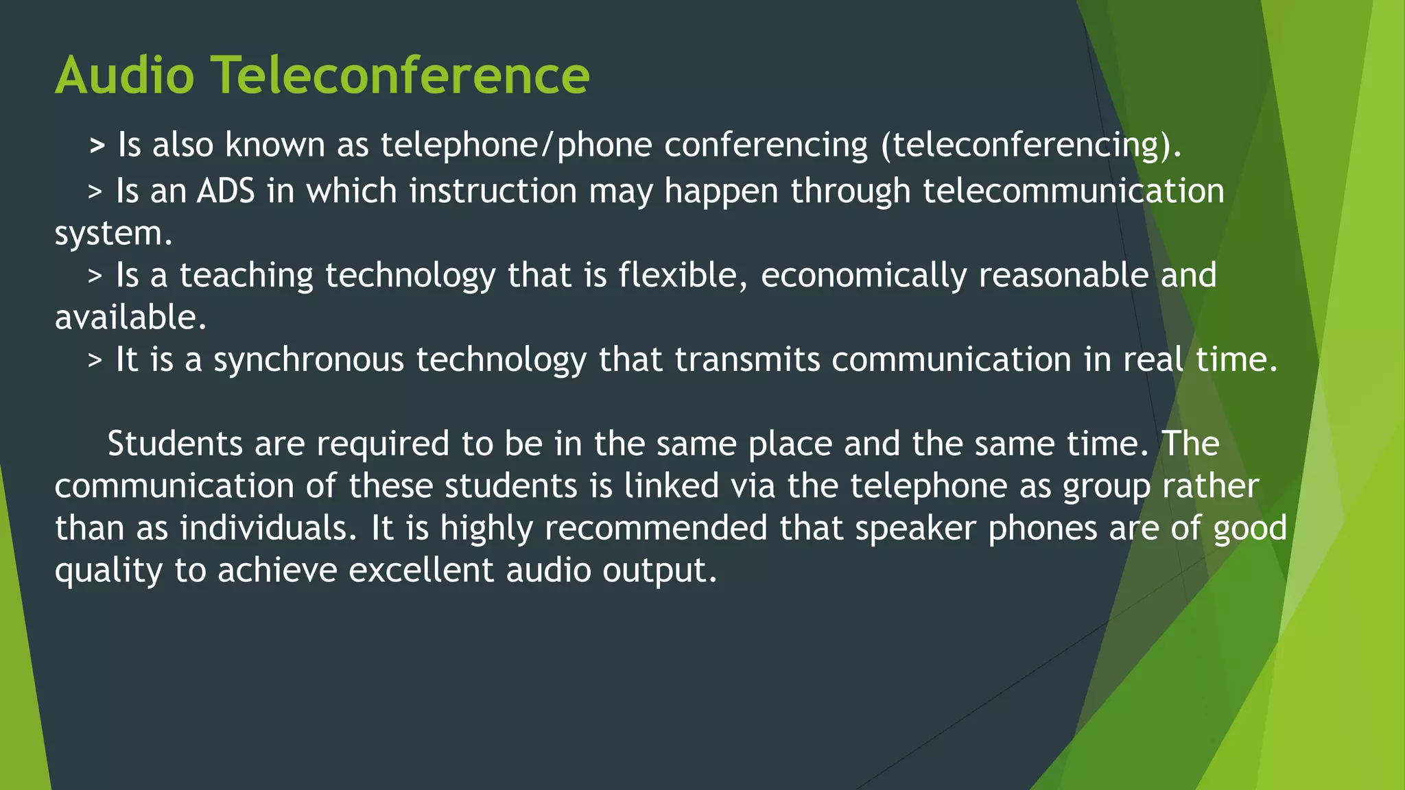 alternative delivery system | PPTX