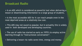 alternative delivery system | PPTX