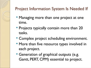 Project Information System powerpoint slides | PPTX