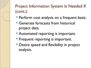 Project Information System powerpoint slides | PPTX