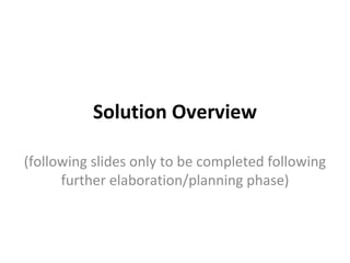 Project Initiation Presentation Template | PPT