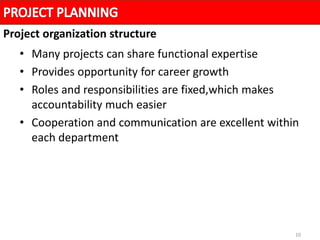 Project initiation topic 2.5_project organization structure | PPTX ...