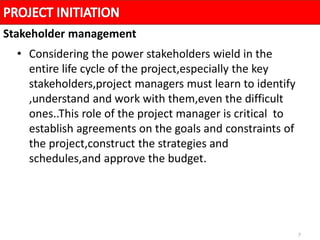 Project initiation topic 2.8_stakeholder management | PPT