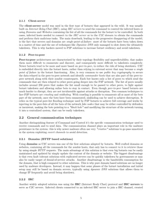 Project in malware analysis:C2C | PDF