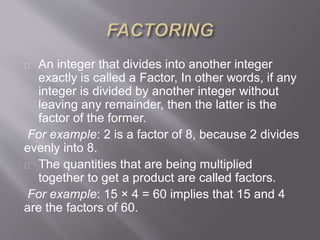 Project in math | PPT