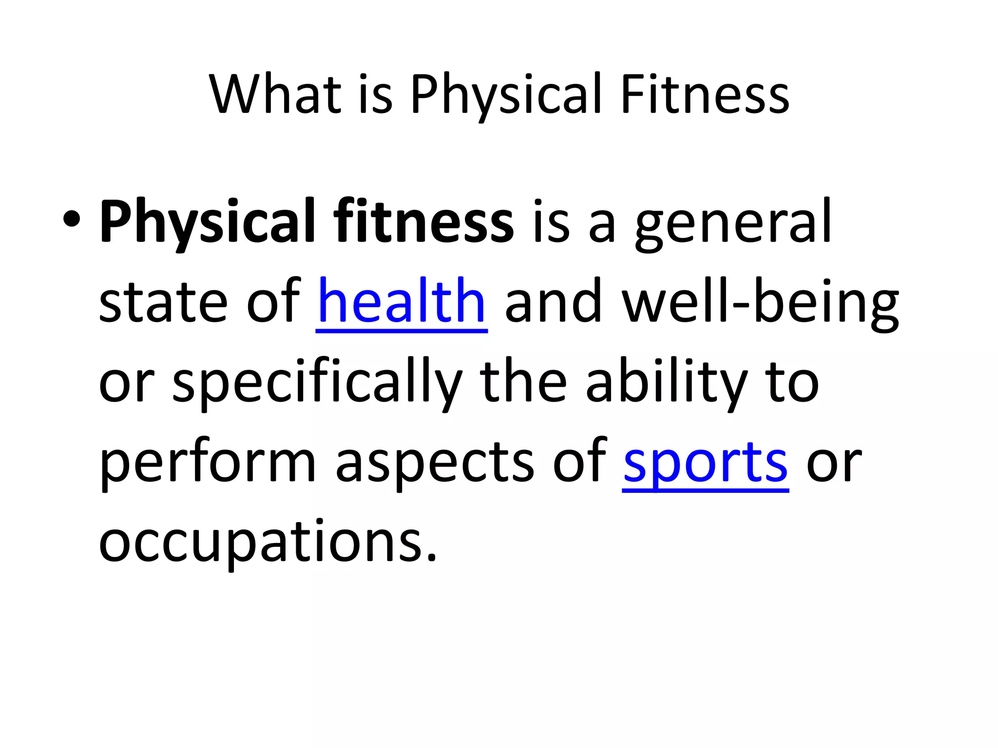 Project in physical education | PPT
