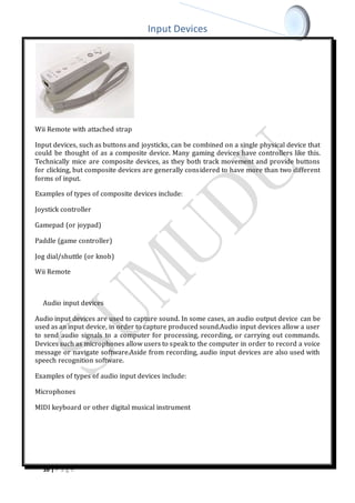 Project input devices | DOCX