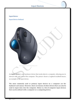 Project input devices | PDF