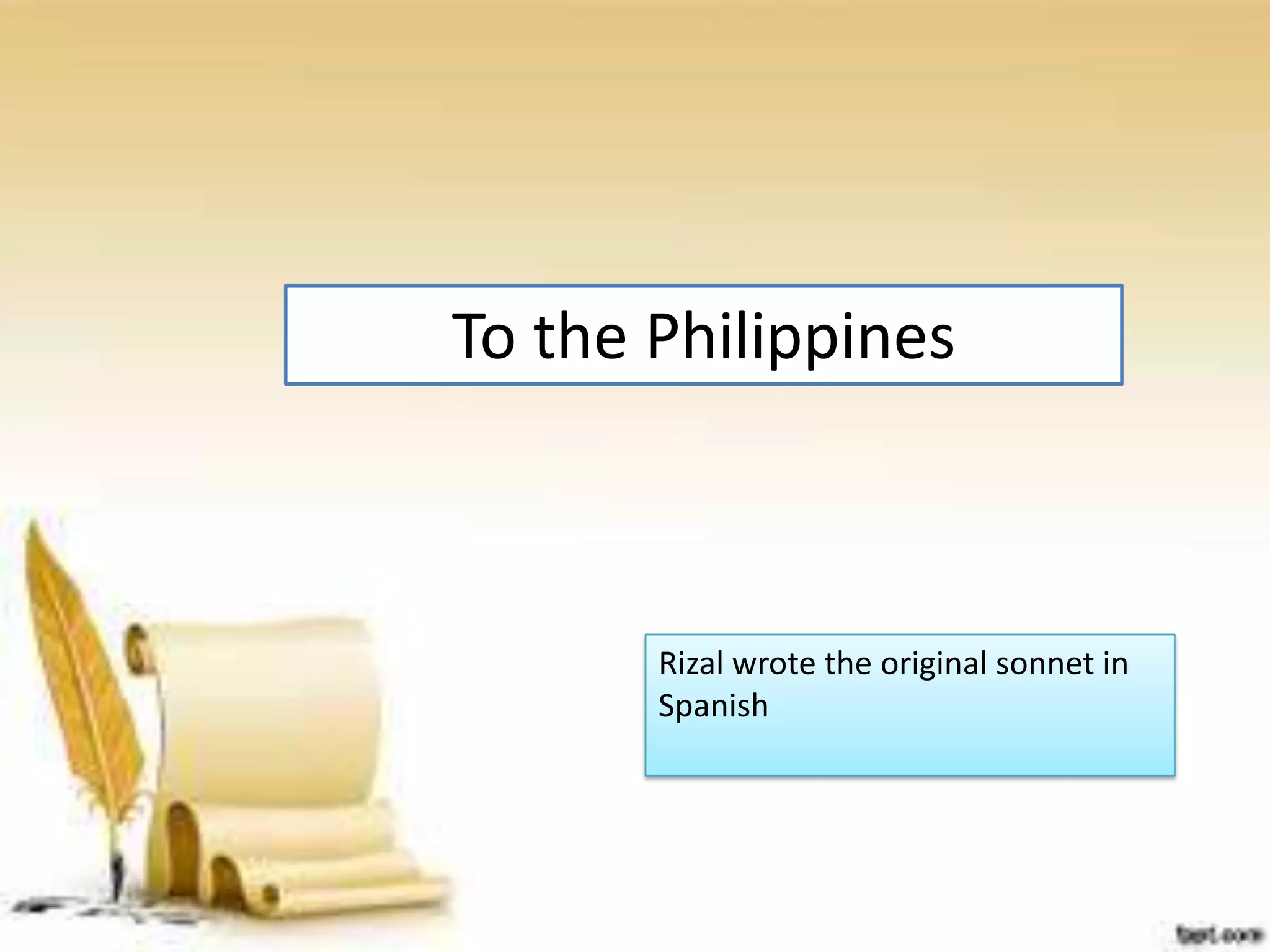 A Collection of Poems of Dr. Jose Rizal | PPTX