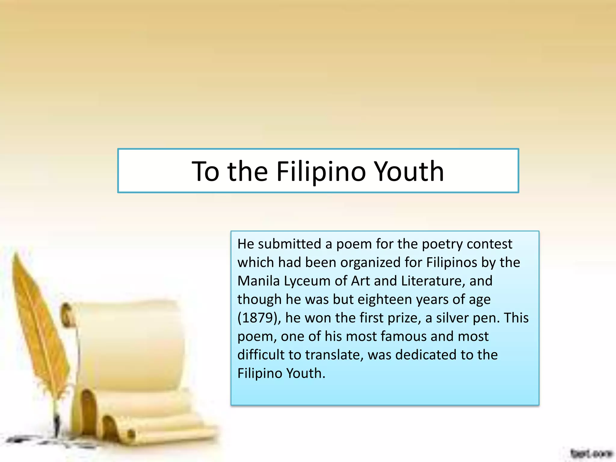 A Collection of Poems of Dr. Jose Rizal | PPTX