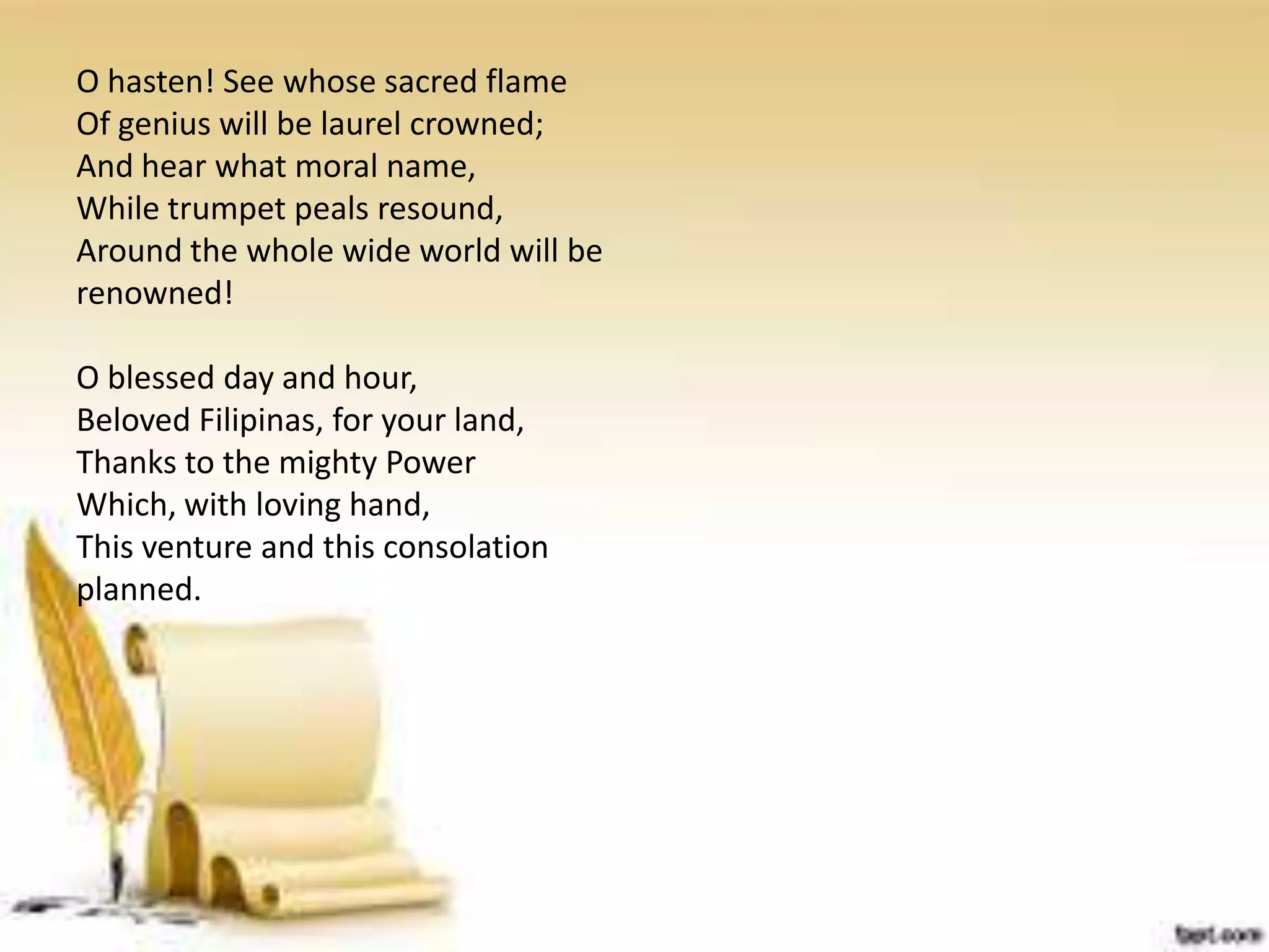 A Collection of Poems of Dr. Jose Rizal | PPTX