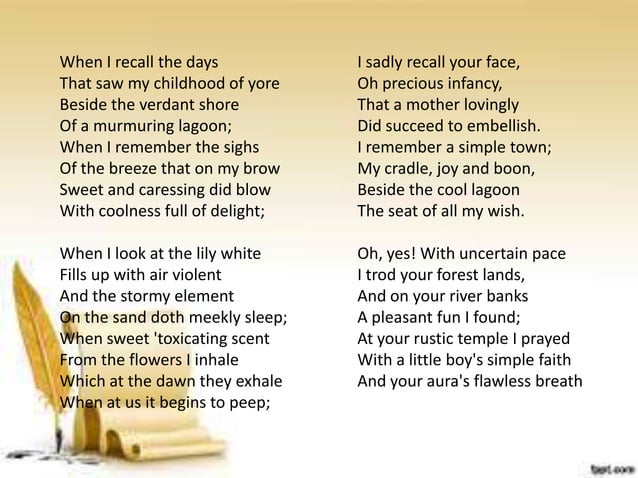 A Collection of Poems of Dr. Jose Rizal | PPTX