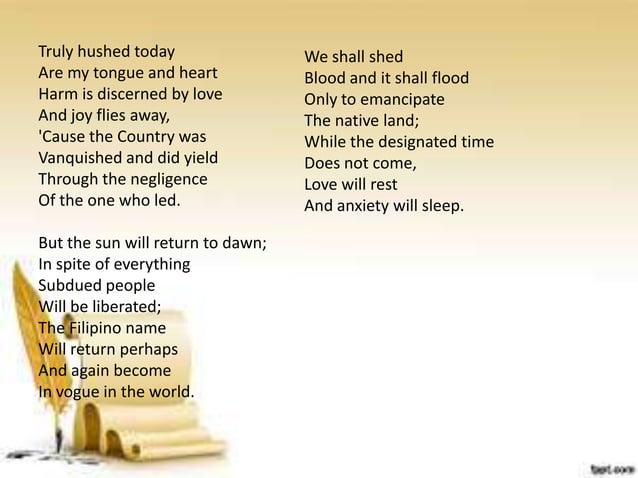 A Collection of Poems of Dr. Jose Rizal | PPTX