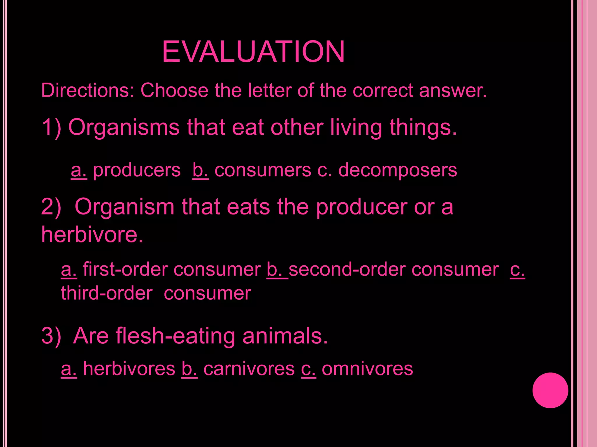 chmsc lab. school science 6- consumers | PPTX