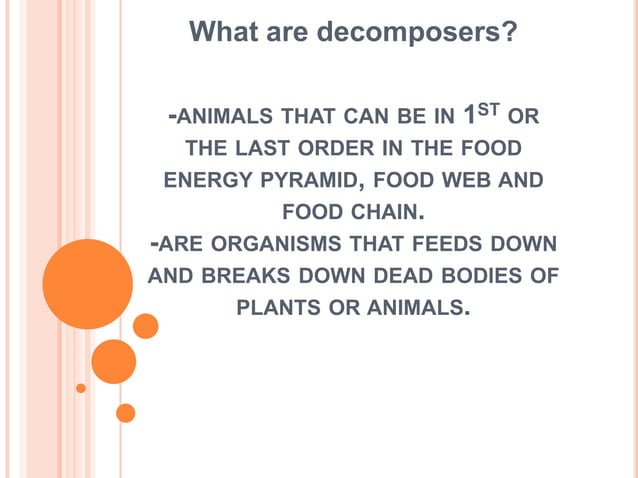 chmsc lab. school Science 6-Decomposers | PPT