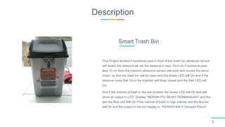 Project Instrumentation (Smart Trashbin) POLITEKNIK NEGERI BANDUNG | PPT