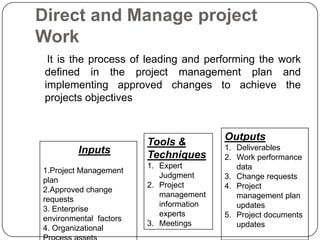 Project integration management | PPTX