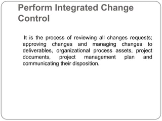 Project integration management | PPTX