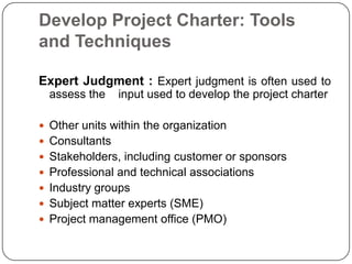 Project integration management | PPTX