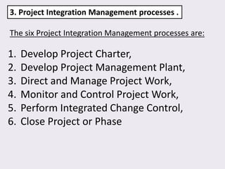 Project integration management ch 4 | PPTX