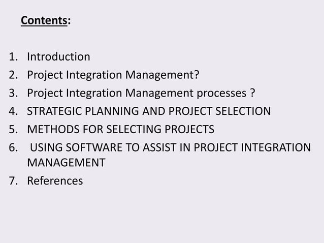 Project integration management ch 4 | PPT