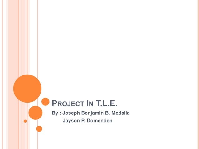 Project in tle | PPT