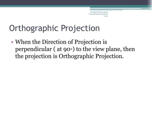 Projection | PPTX