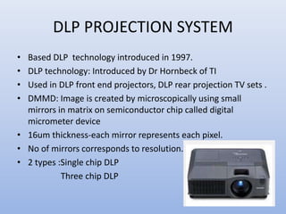 DLP Projection systems | PPT