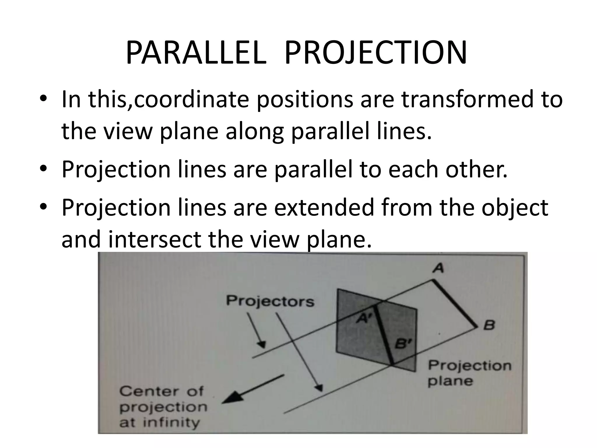 COMPUTER GRAPHICS-"Projection" | PPTX