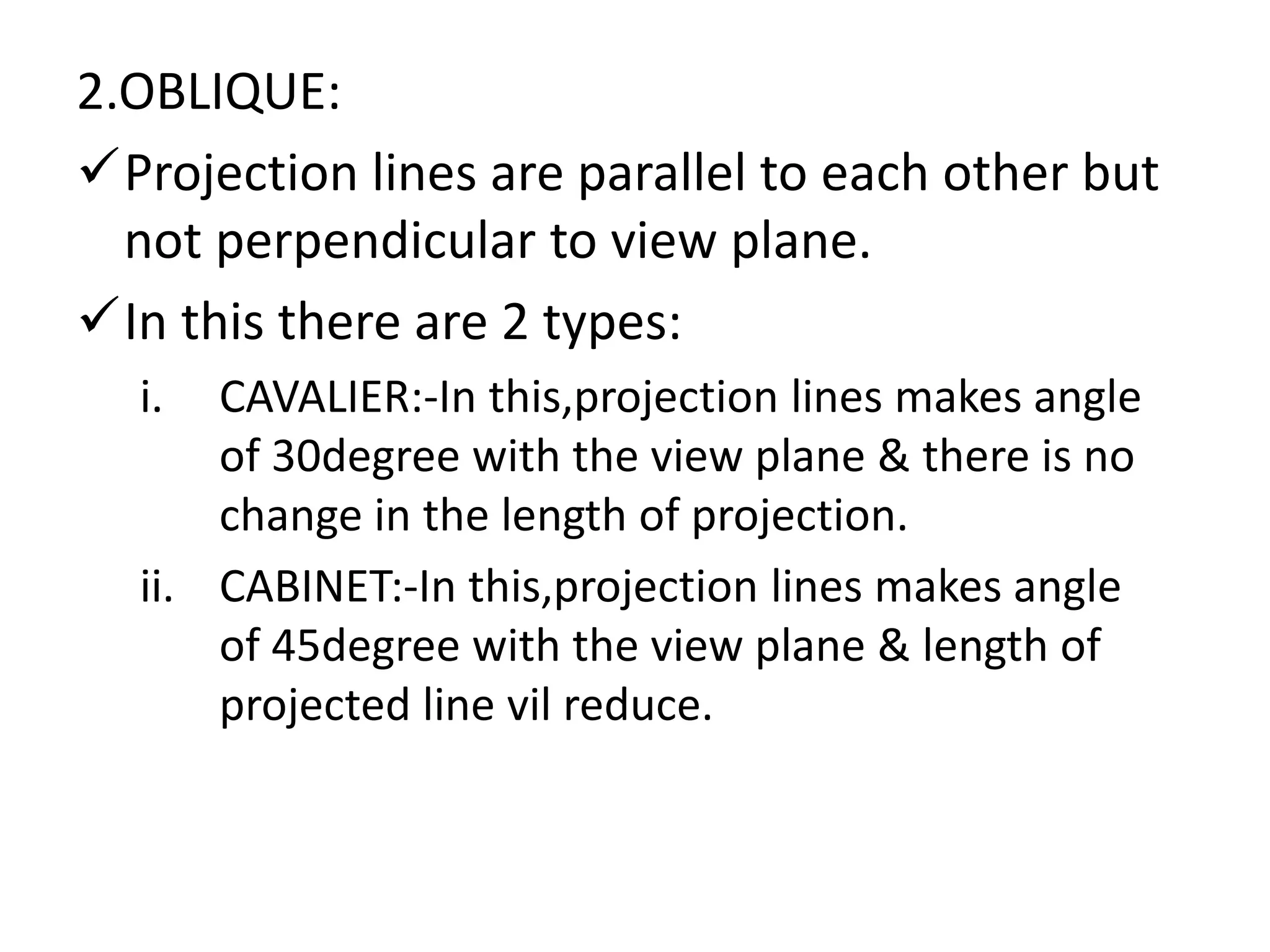 COMPUTER GRAPHICS-"Projection" | PPTX