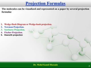 Stereochemistry: Various projection formulas and their inter conversion ...
