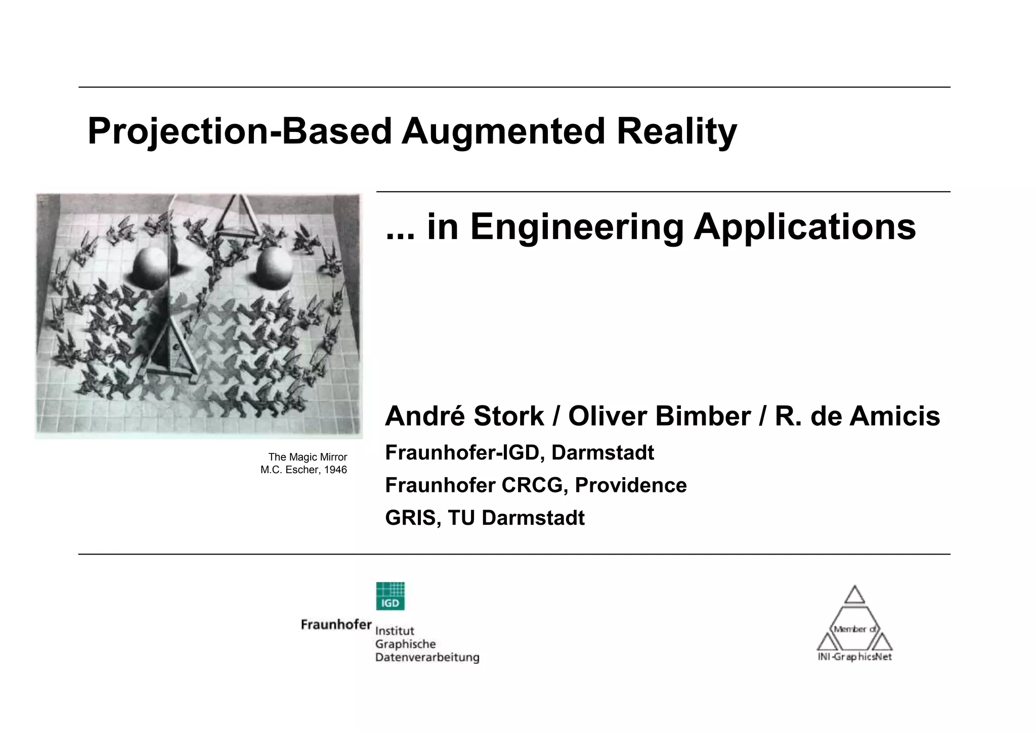 Projection based augmented reality | PPT