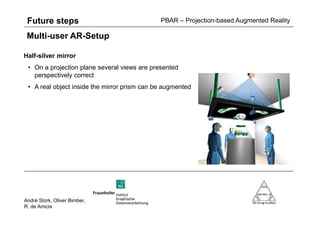 Projection based augmented reality | PPT