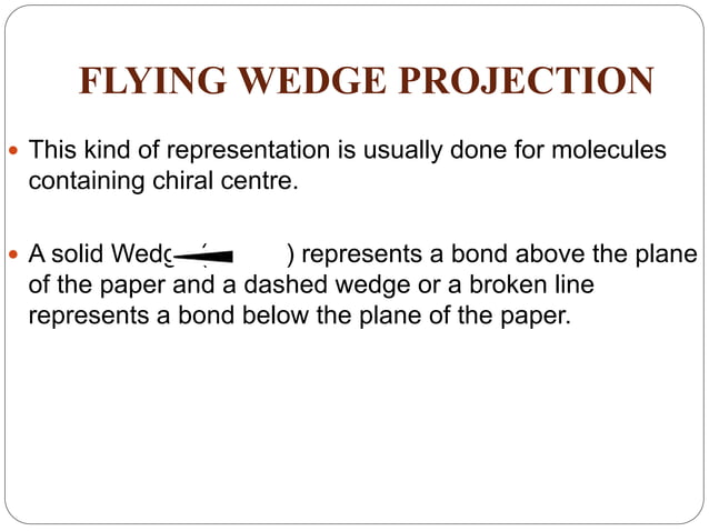 Projection formulae | PPTX | Chemistry | Science