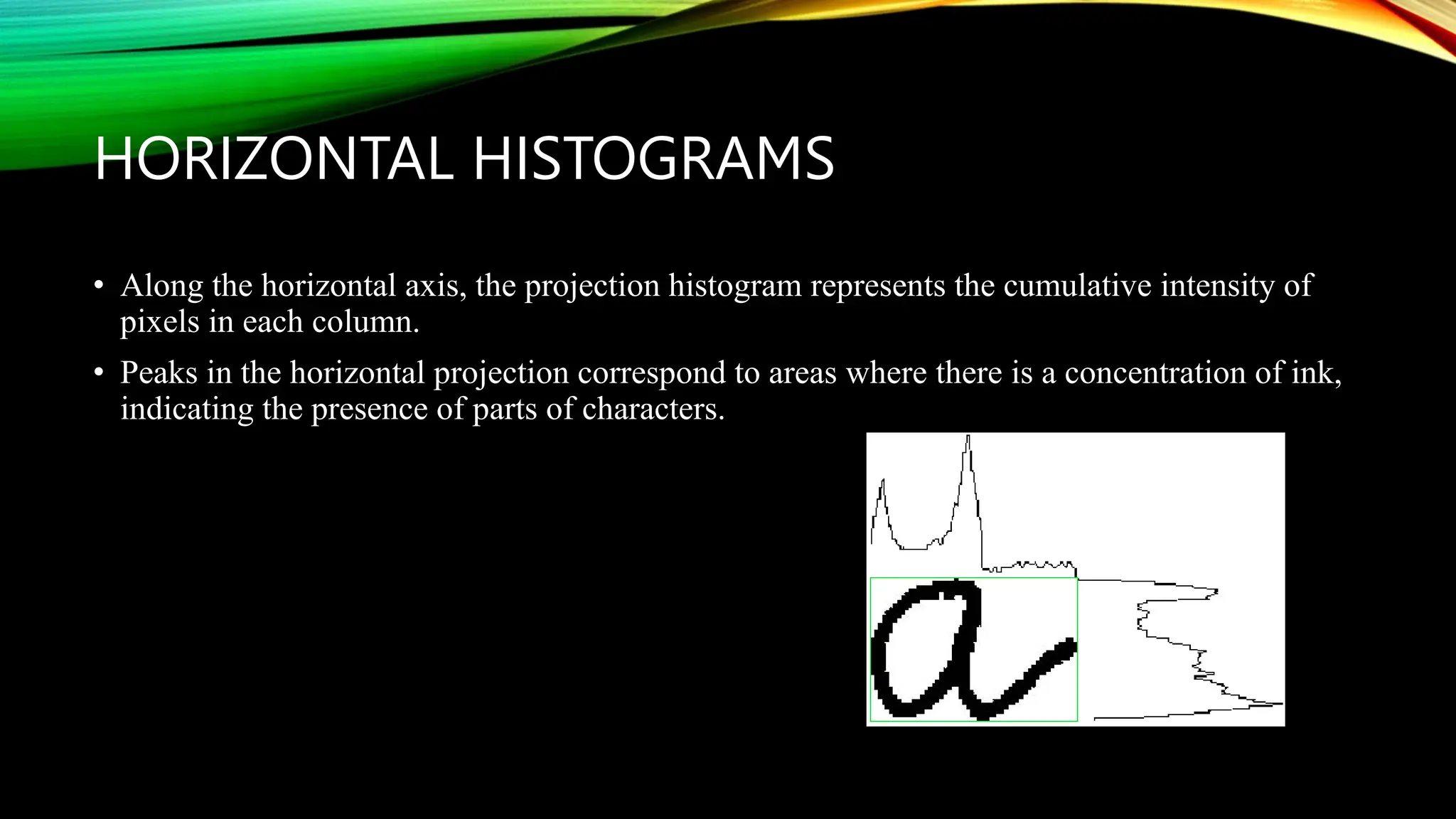 projection histograms and applying it in handwritten recognition | PPTX | Computer Animation ...