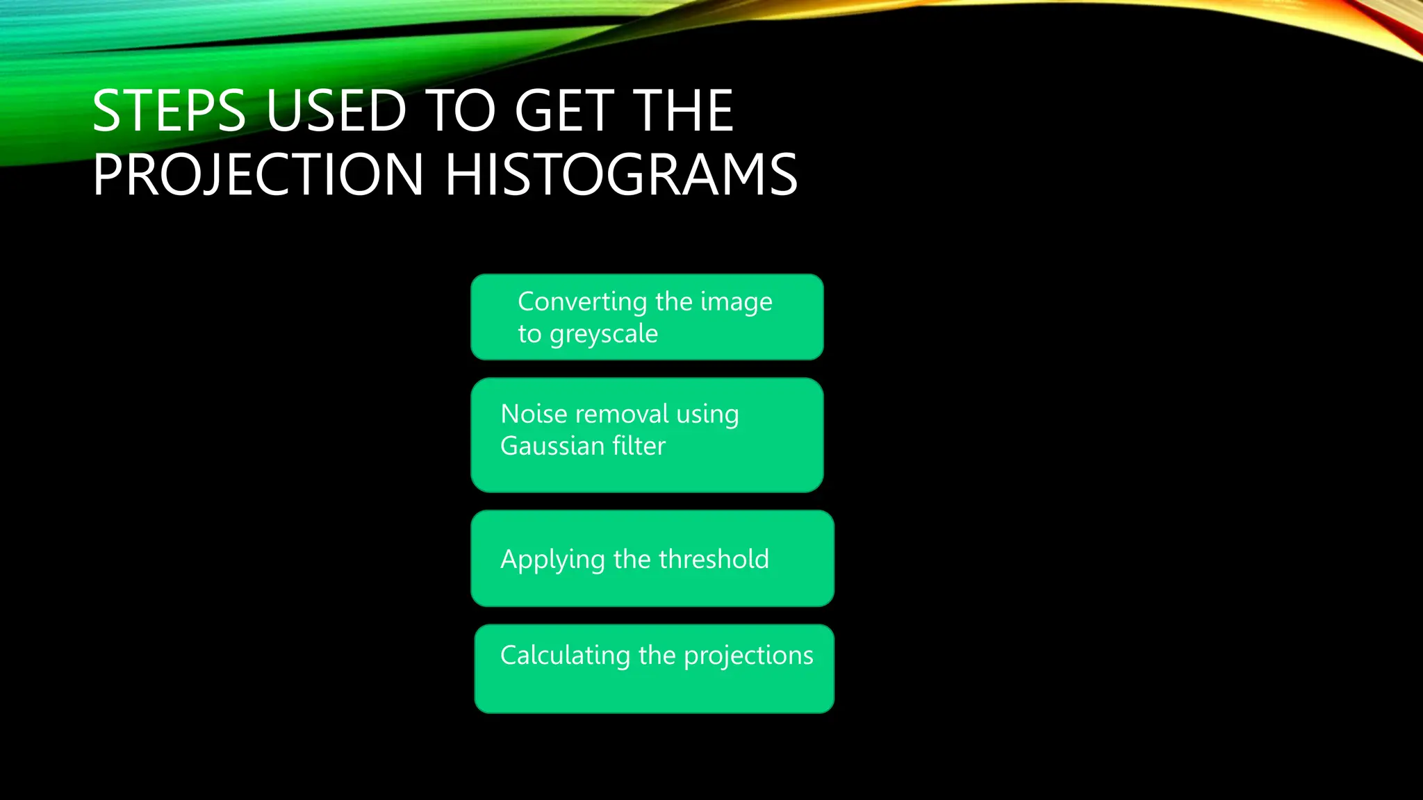 projection histograms and applying it in handwritten recognition | PPTX | Computer Animation ...