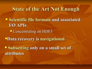 Projection Indexes for HDF5 Datasets | PPT