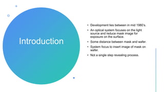 Projection lithography | PPT
