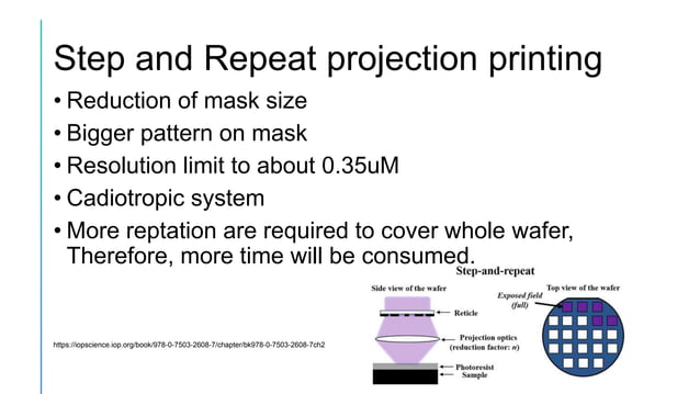 Projection lithography | PPT