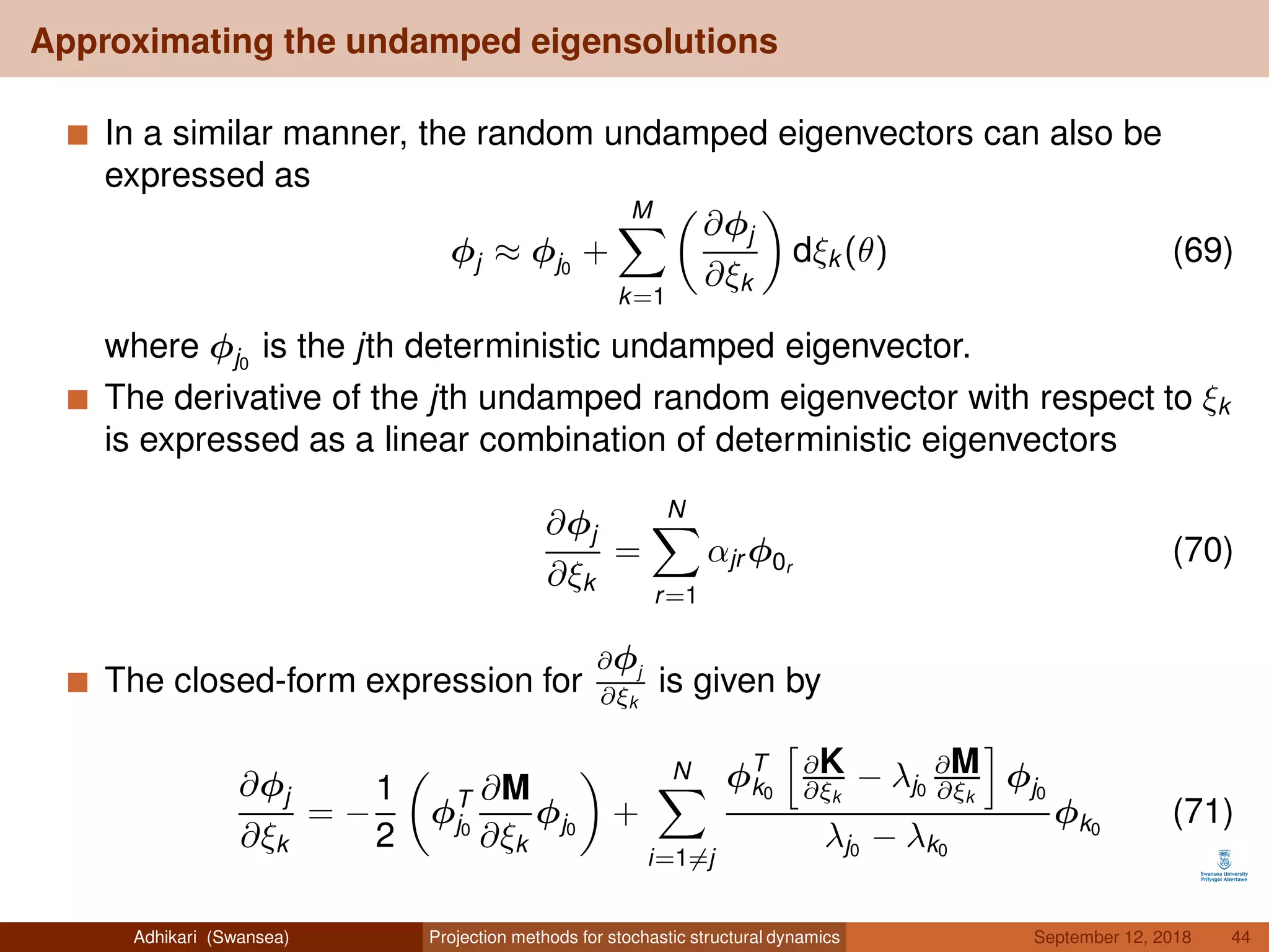 Projection methods for stochastic structural dynamics | PDF | Physics | Science