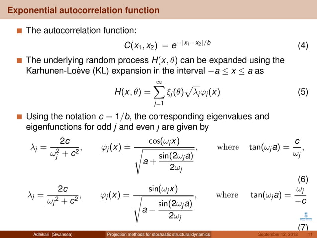 Projection methods for stochastic structural dynamics | PDF | Physics | Science