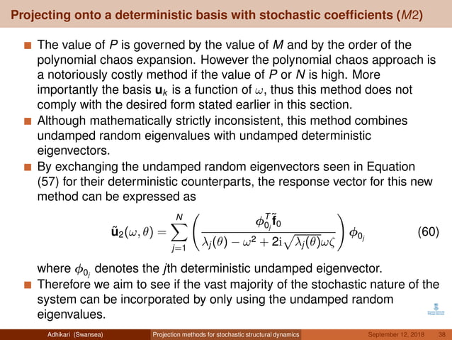 Projection Methods For Stochastic Structural Dynamics Pdf Physics Science