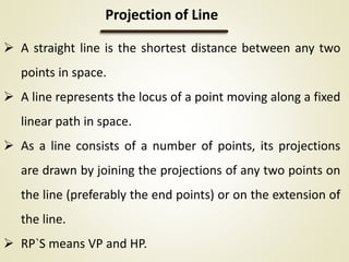 Projection of Line | PPTX