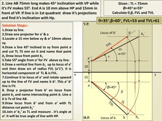 Projection of Line | PPTX