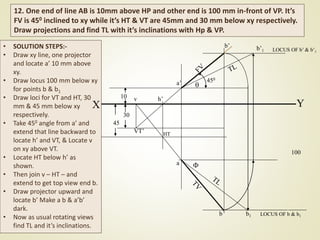 Projection of Line | PPTX