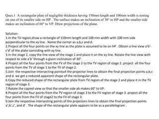 Projection of planar surface | PPT