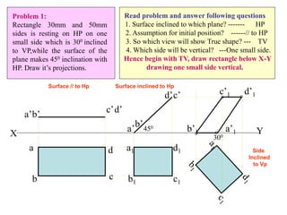 Projection of planes revised | PPT