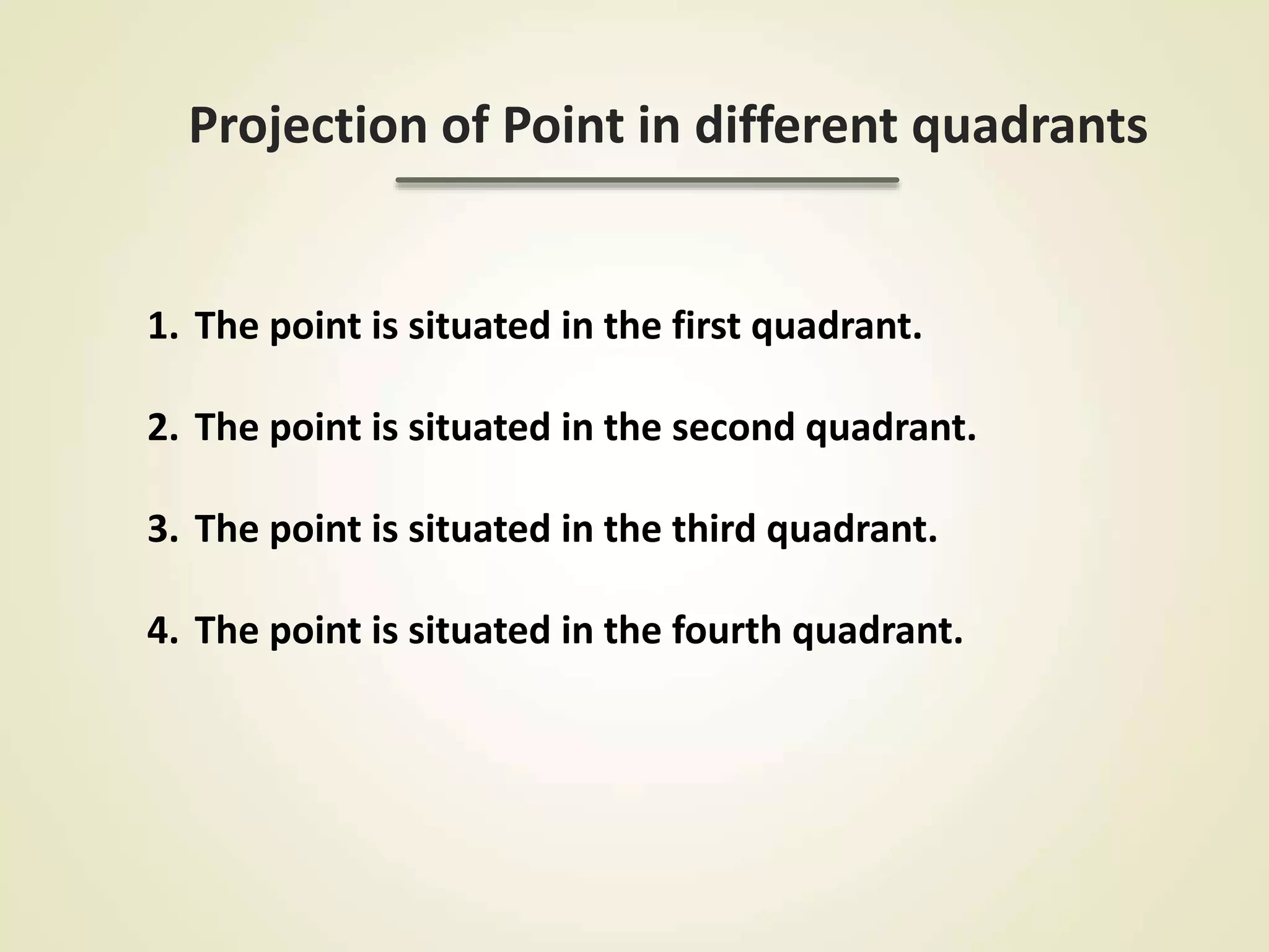 Projection of points | PPTX