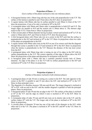 Projection of points to conversion of 3 d 2d | PDF