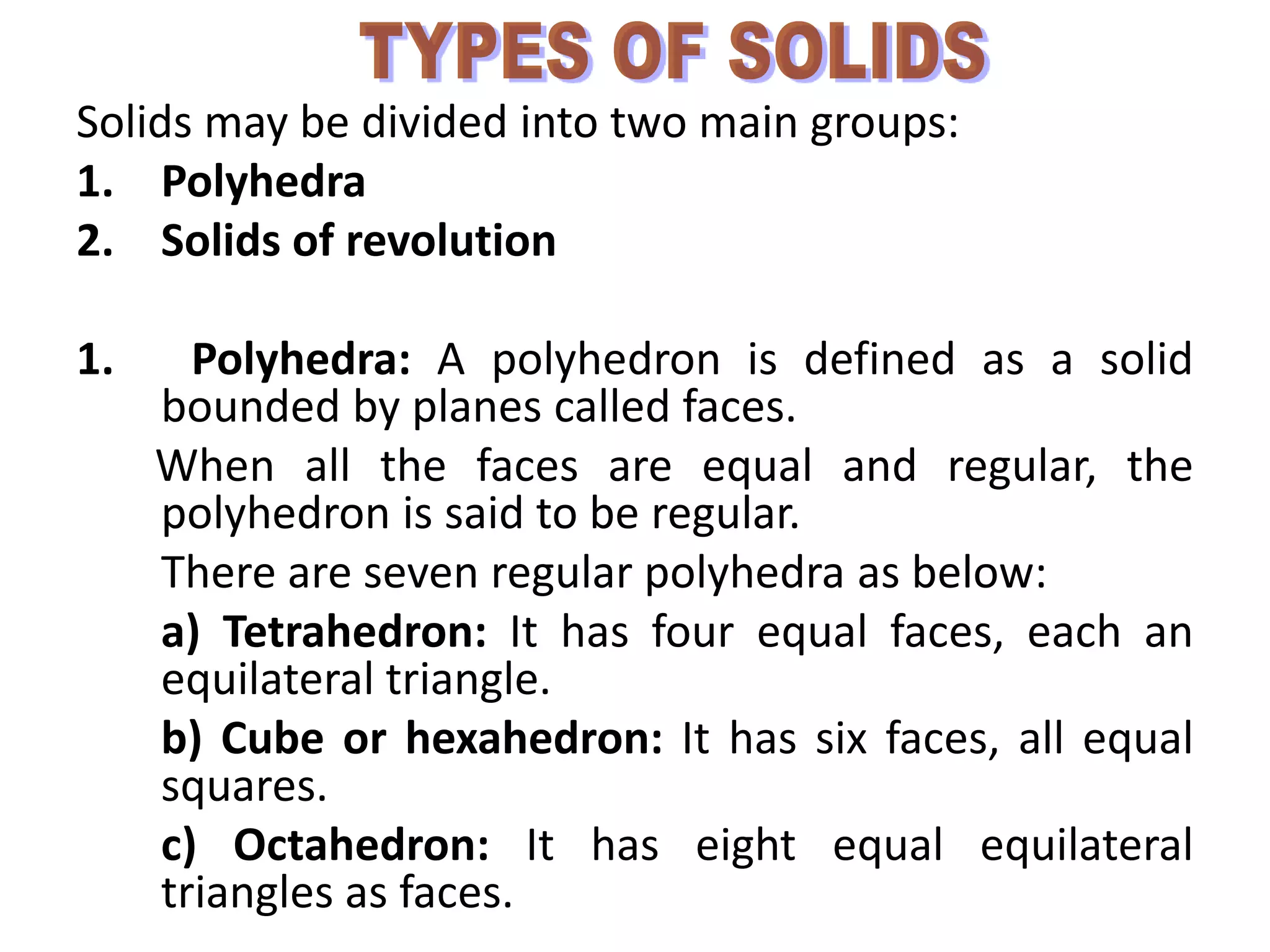 Projection of solid1 | PPTX